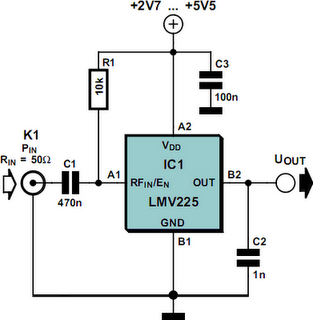 Linear RF Power Meter Circuit | Circuits Diagram Lab