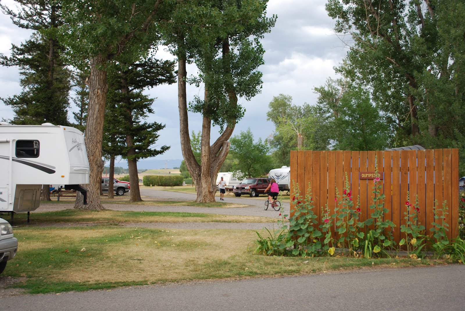 BLUE SKY AHEAD: Bozeman KOA Campground, Bozeman, Montana