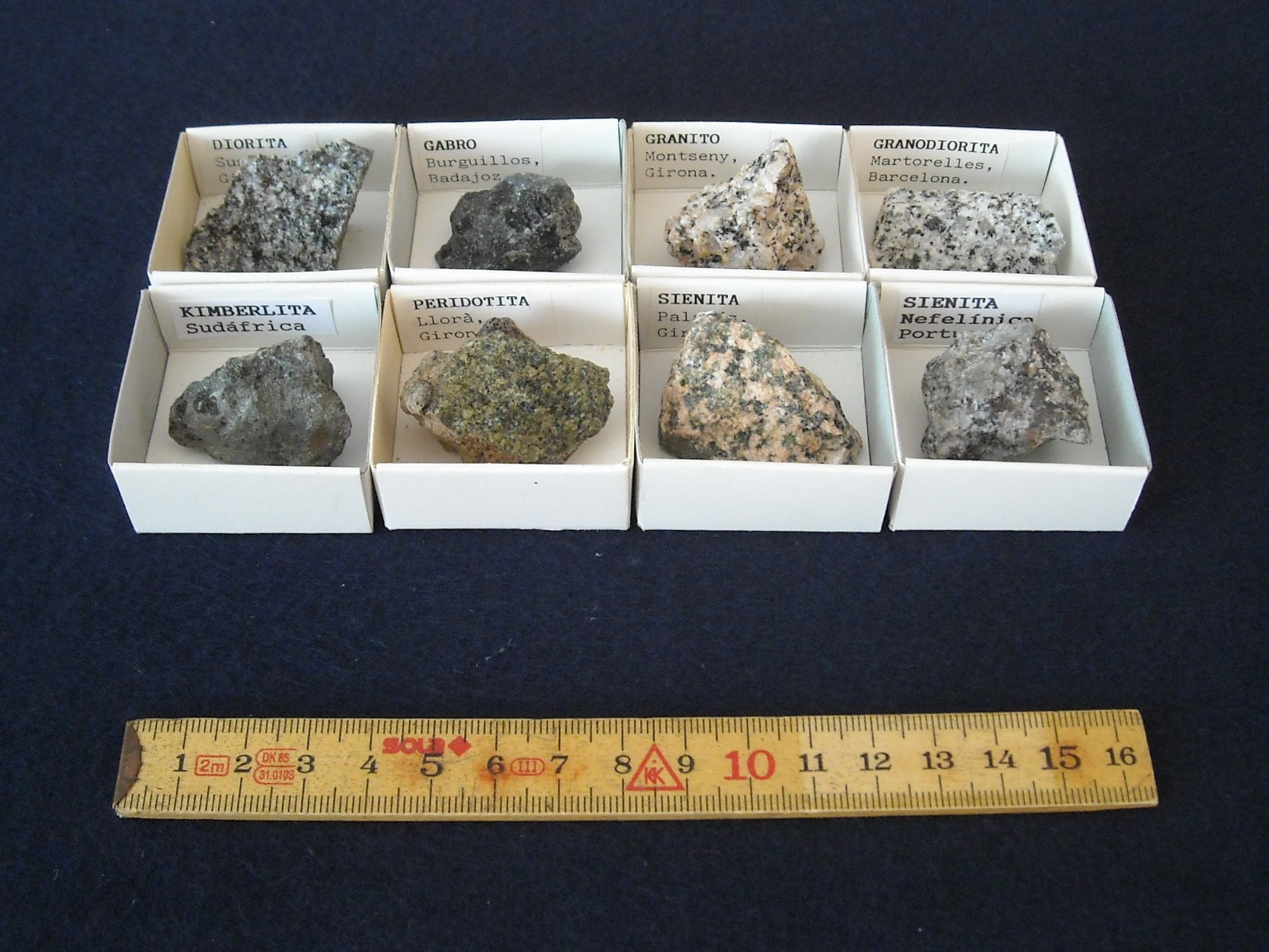 Humbert Sanz: Colección de rocas. Tipologías y clasificación