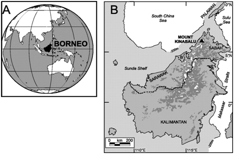 Kinabalu / Crocker Range Expedition: Location