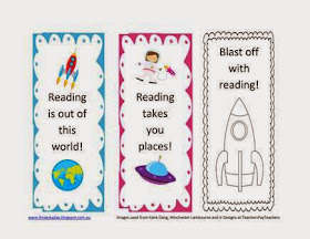 ILMA Education: Free Space Theme Bookmarks