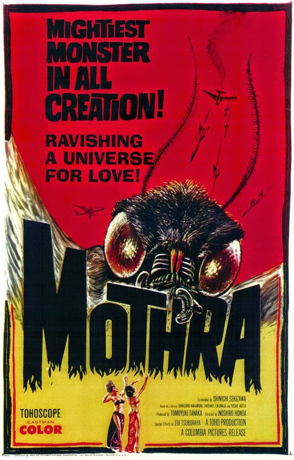 Bloody Pit of Rod: MOTHRA (1961) poster art