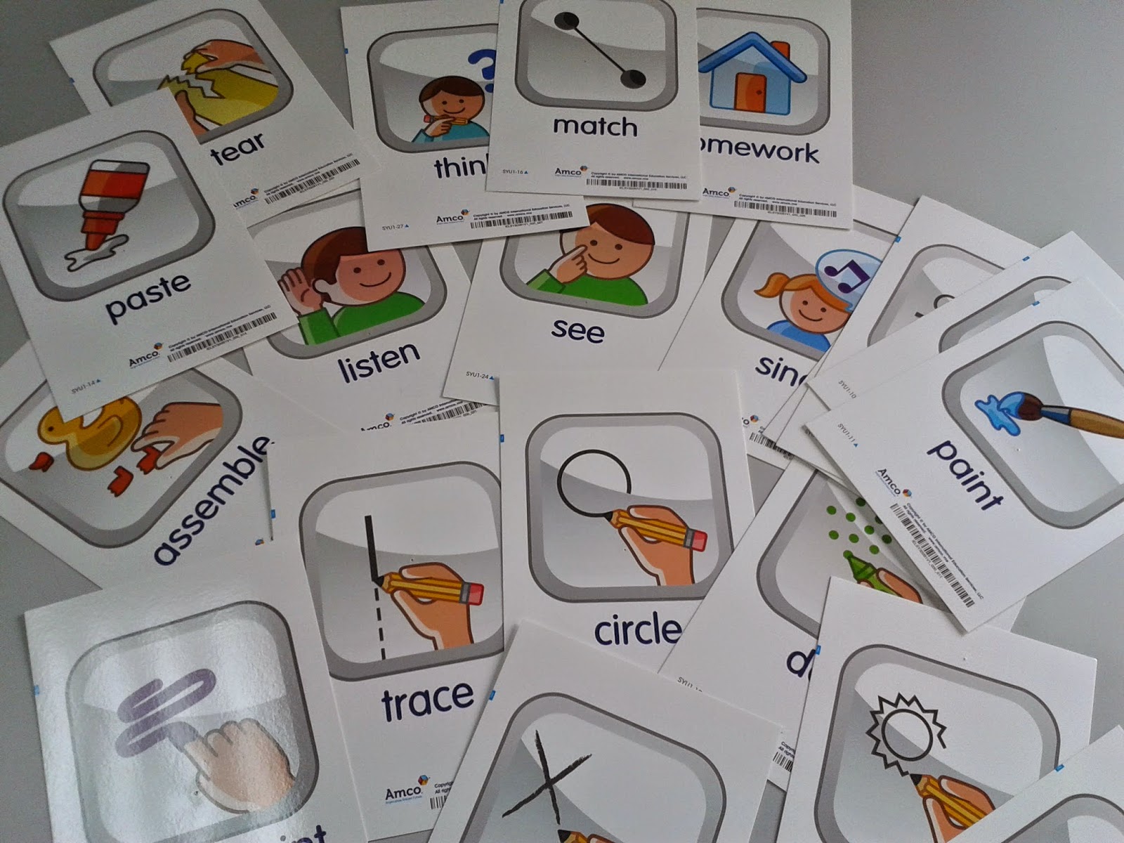 Infantilsansu: Flashcards and symbol cards