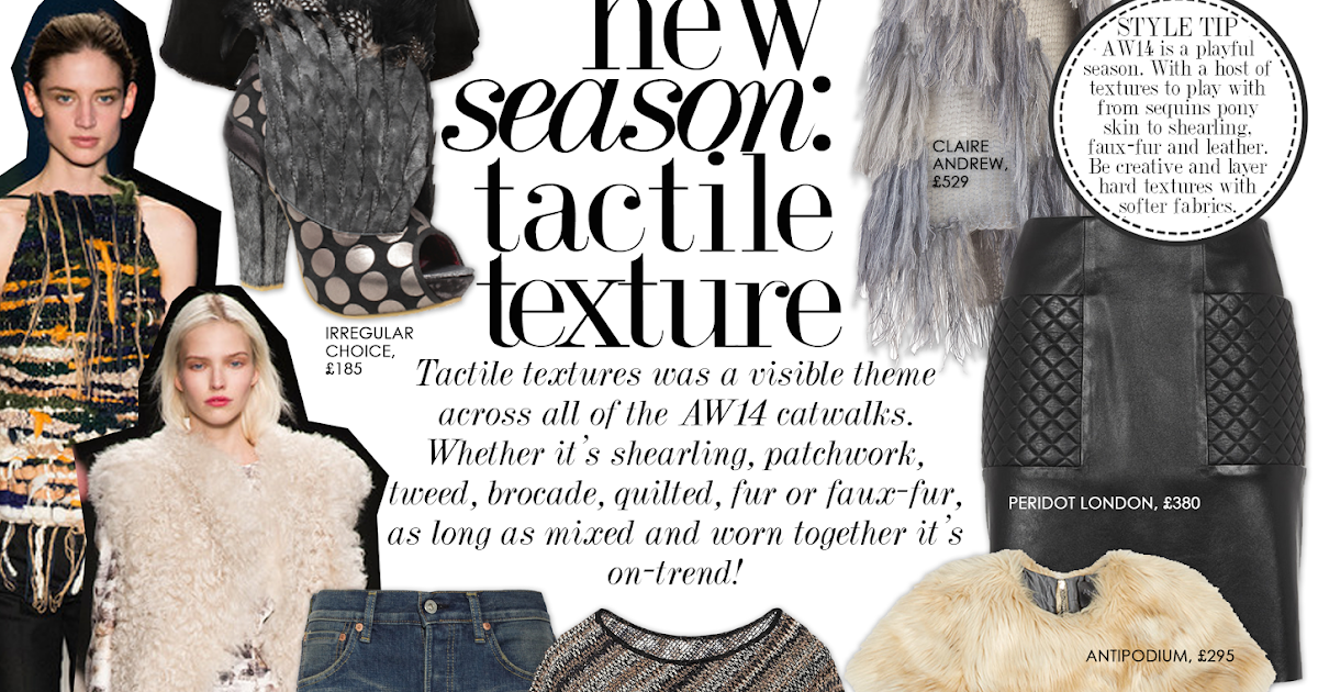The New Season: Tactile Textures AW14 - by Sarah-Hayley Owen