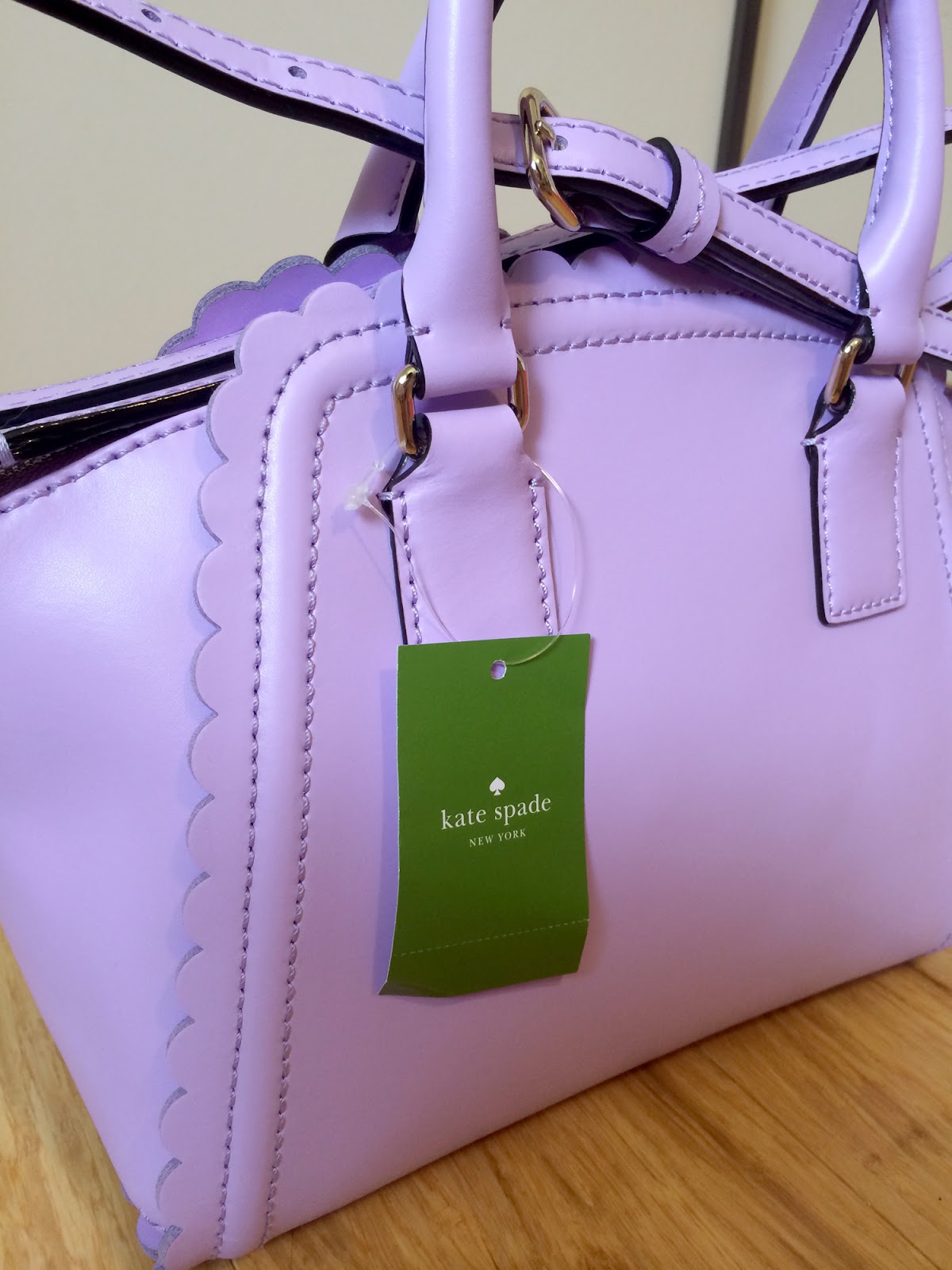 Emiiichan Blog ☆ : Kate Spade lilac purse (from the new Kate Spade New ...