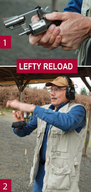 Tactical shooting: Left-handed Revolver Reload