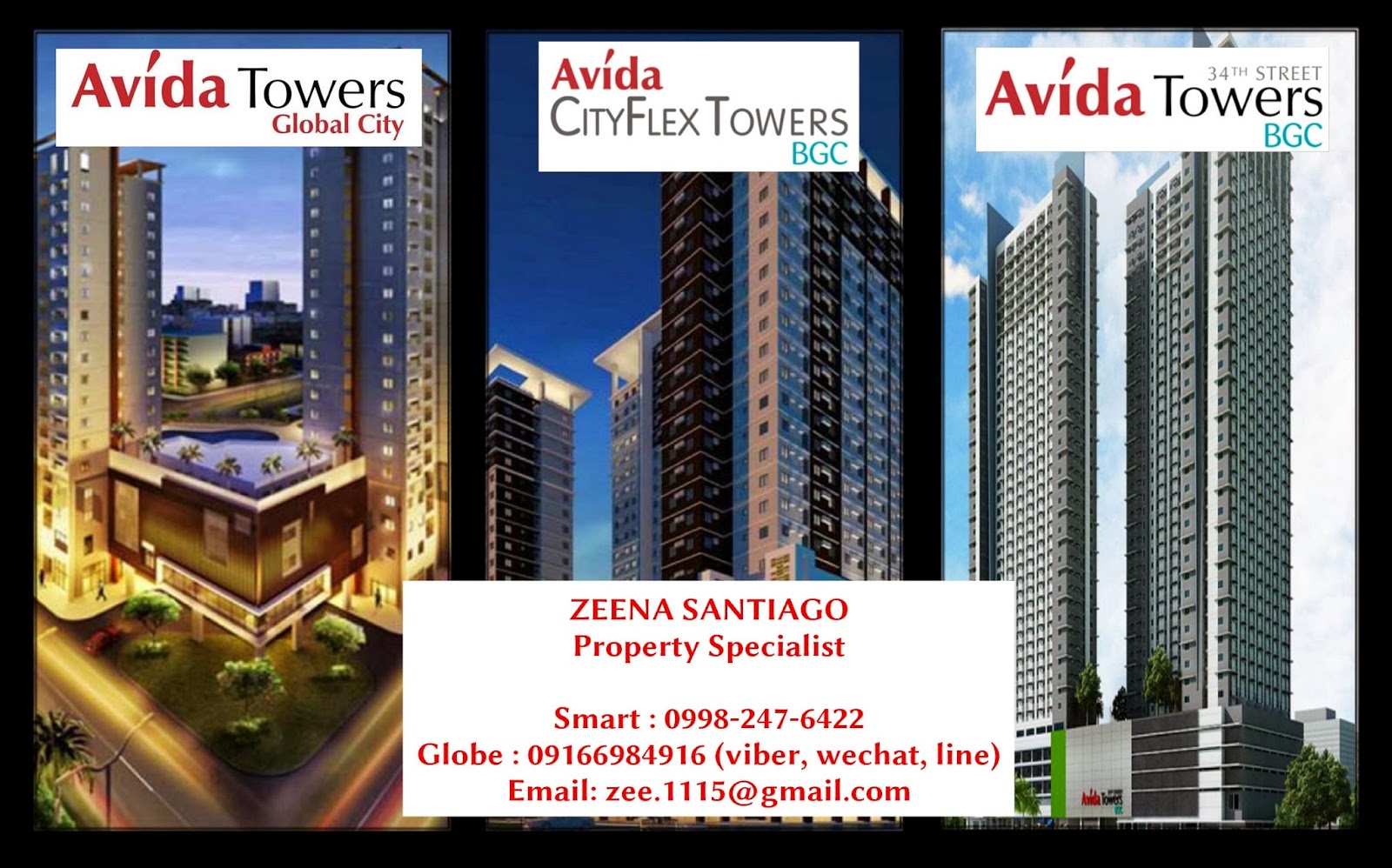 AVIDA TOWERS BONIFACIO GLOBAL CITY, 34TH STREET, 9TH AVENUE, CITIFLEX ...