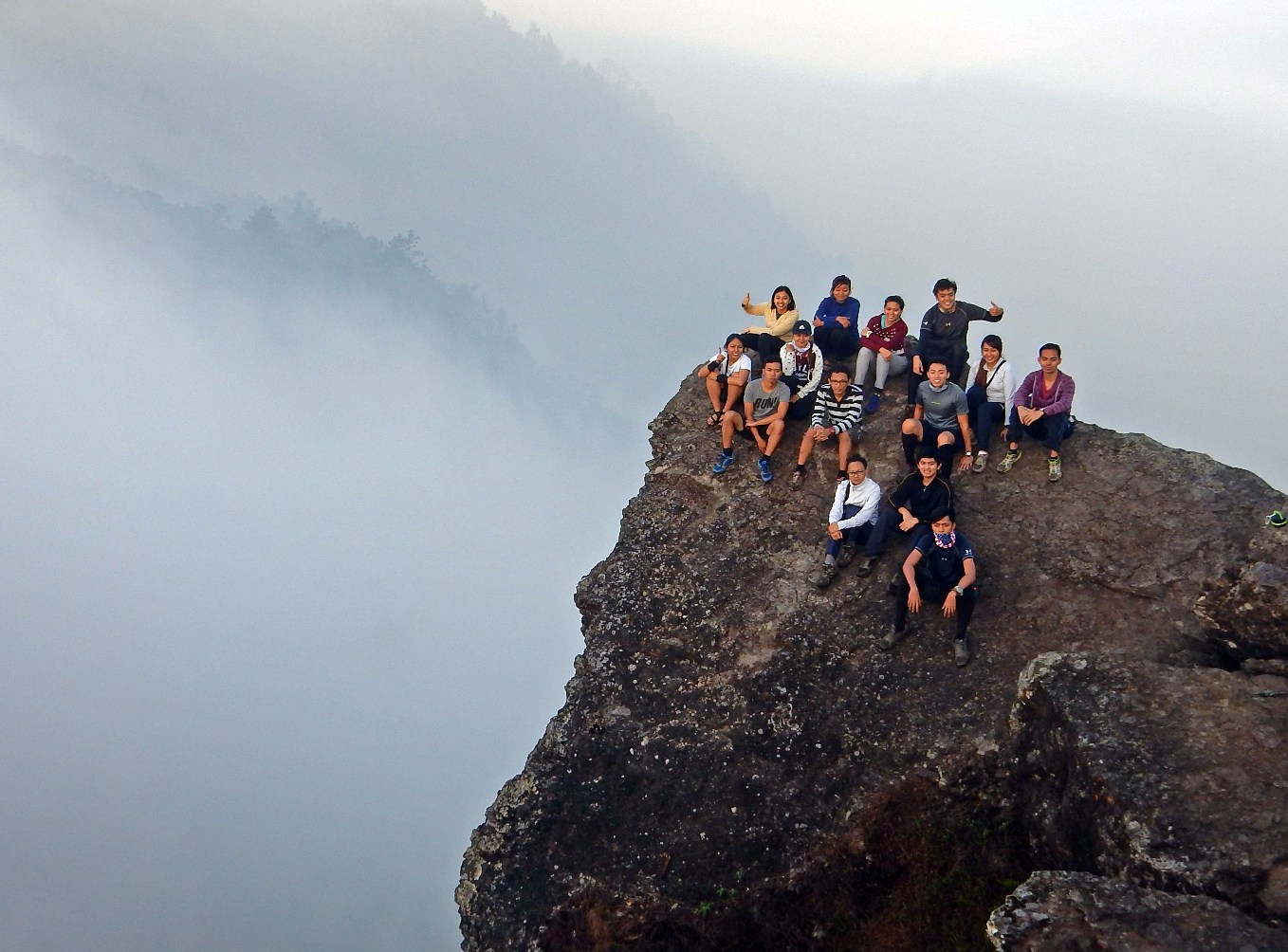 the viewing deck: Mt. Ulap (1,846masl) Day Hike with Baguio City Sidetrip