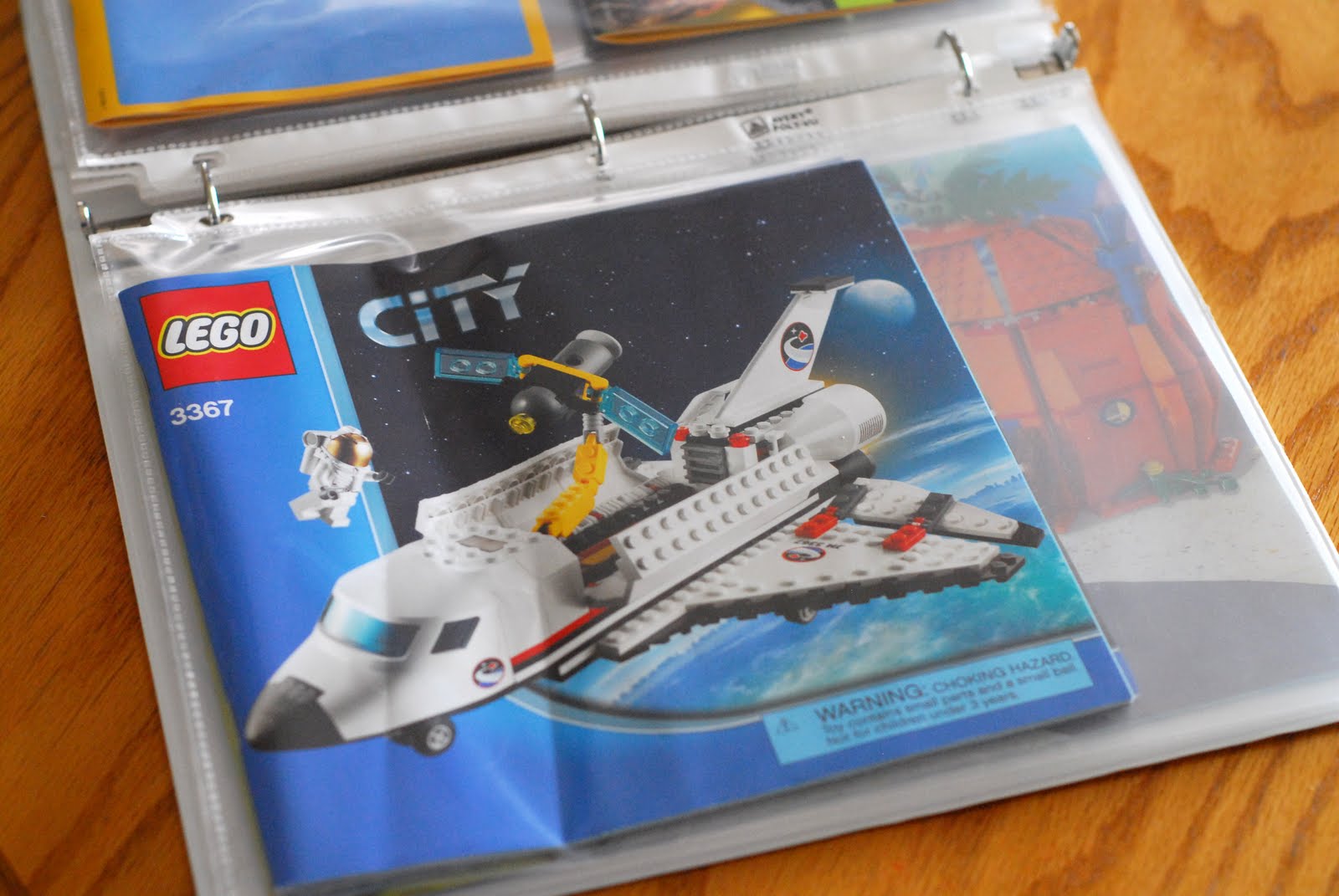 kristy.makes: diy: lego instructions binder