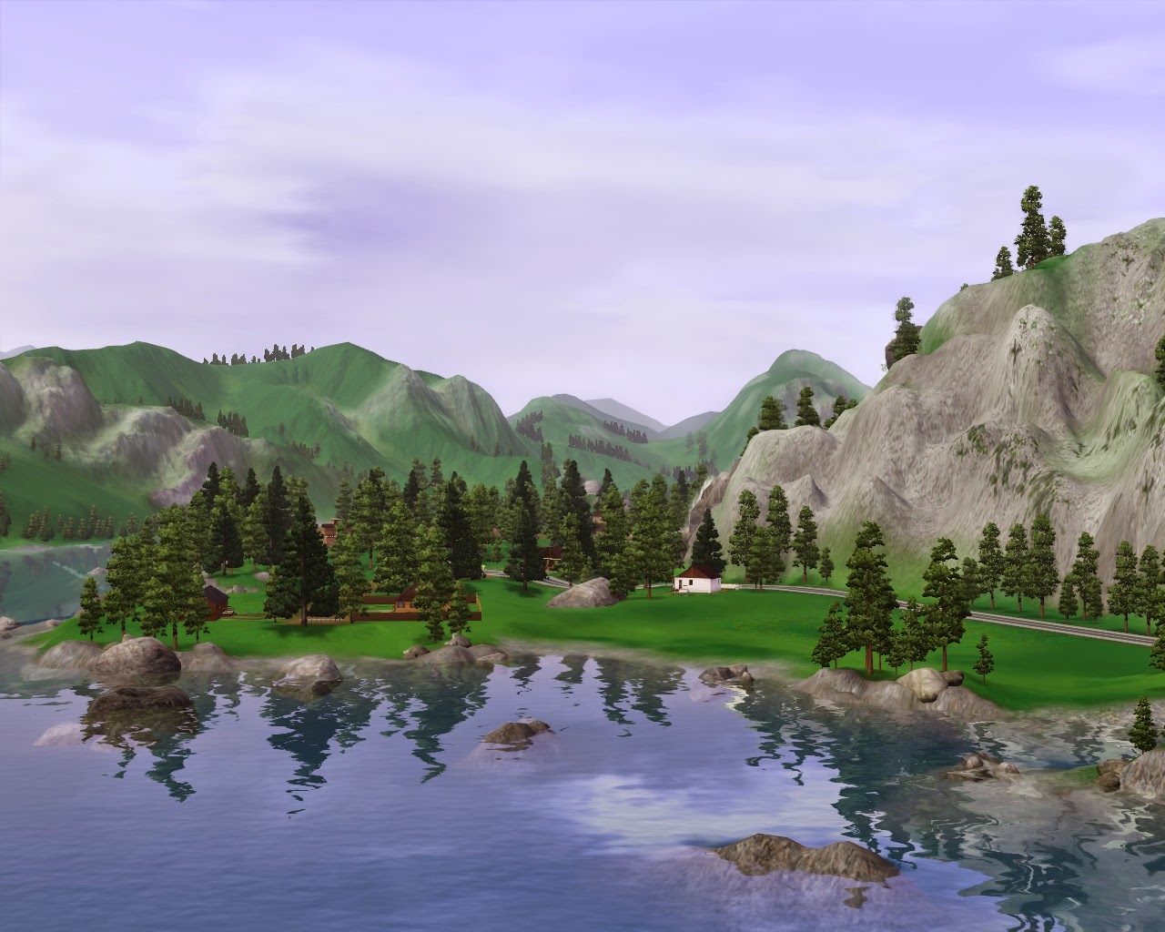 Summer's Little Sims 3 Garden: Hidden Springs List of Empty Lots