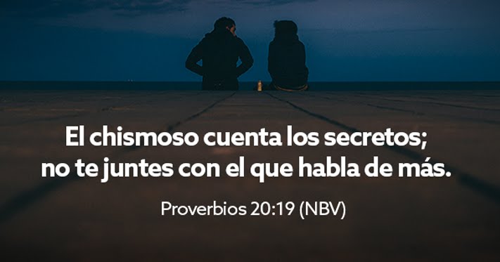 Proverbios 20:19 - Versículos Bíblicos