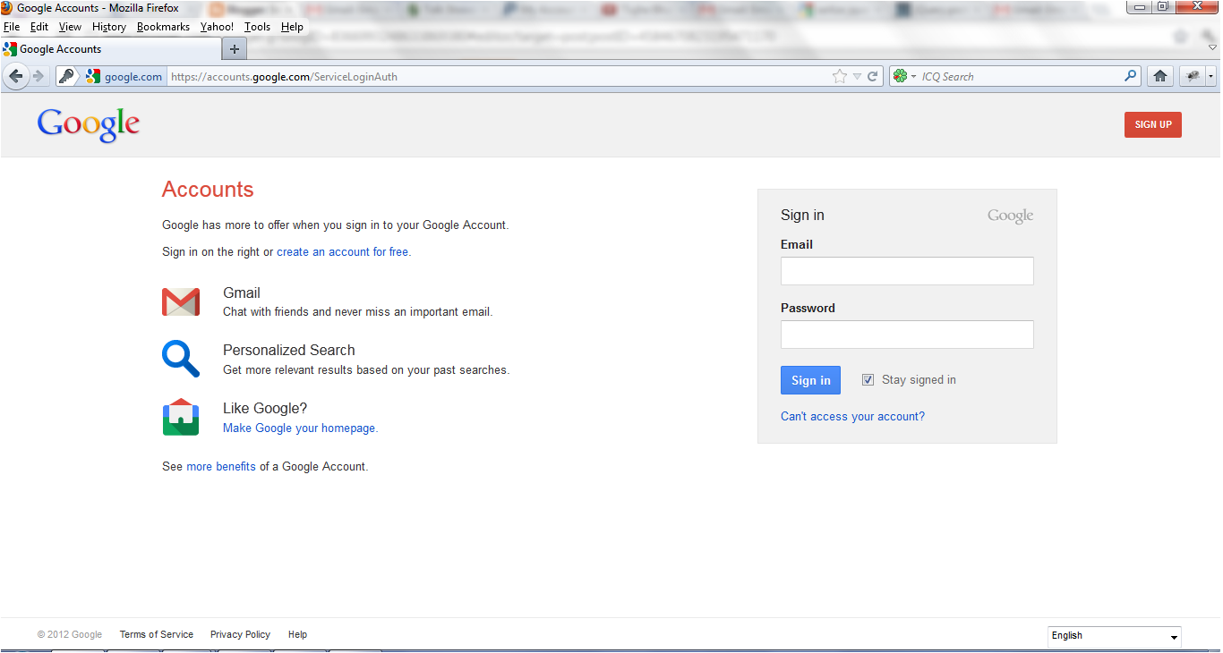 Smart Scam: Gmail scam/phising page