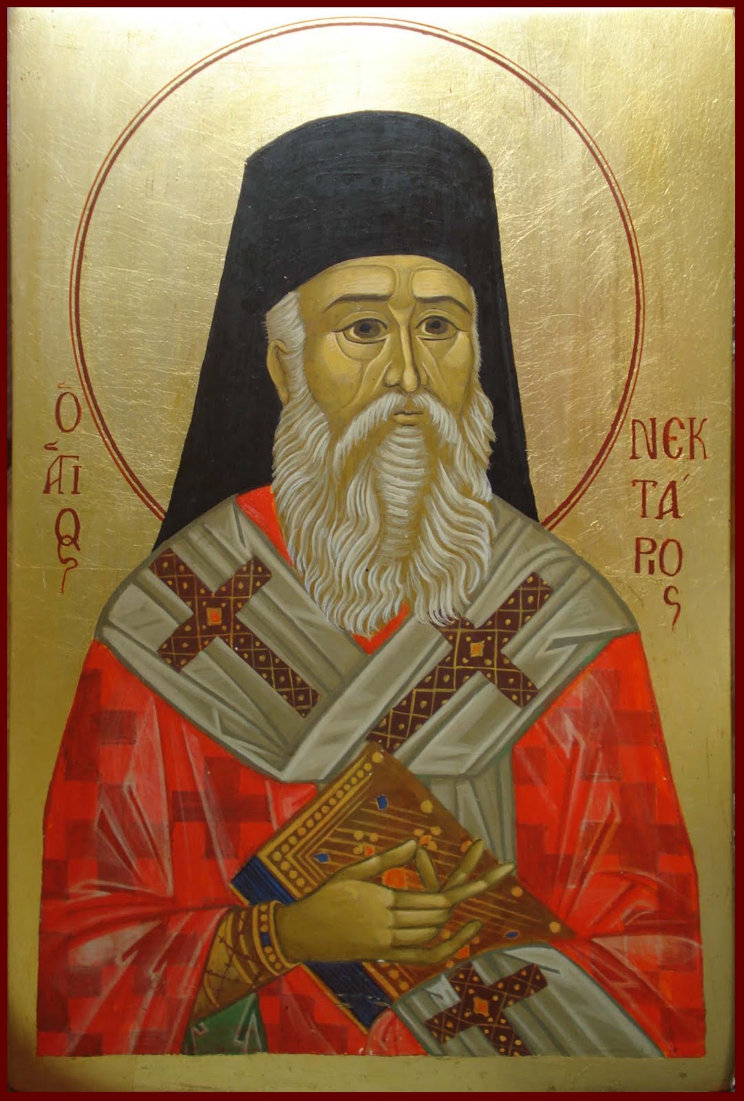 Byzantine-Orthodox-Icons: Sfantul Nectarie al Eghinei