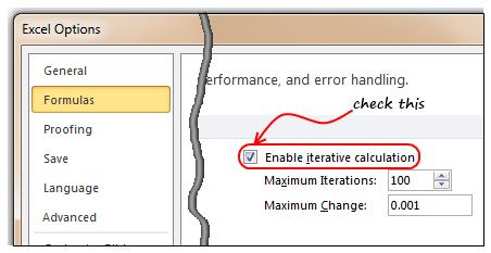Microsoft Excel : Mengatasi Circular Reference - Sagari chan