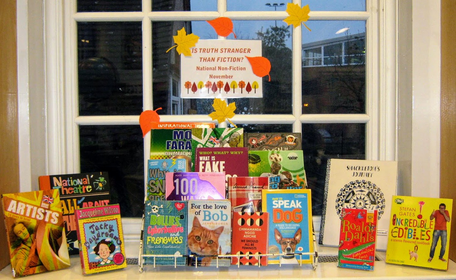 Ravensbourne School libraries : National Non-Fiction November 2018