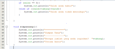 Playground Of Words: Program sederhana ATM(Anjungan Tunai Mandiri) Java ...
