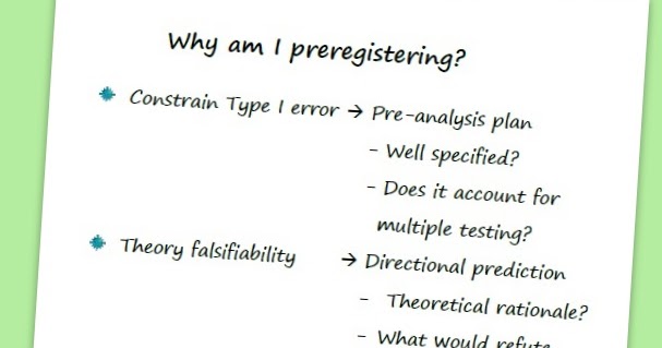 Incurably Nuanced: WHY You Preregister Should Inform the WAY You ...