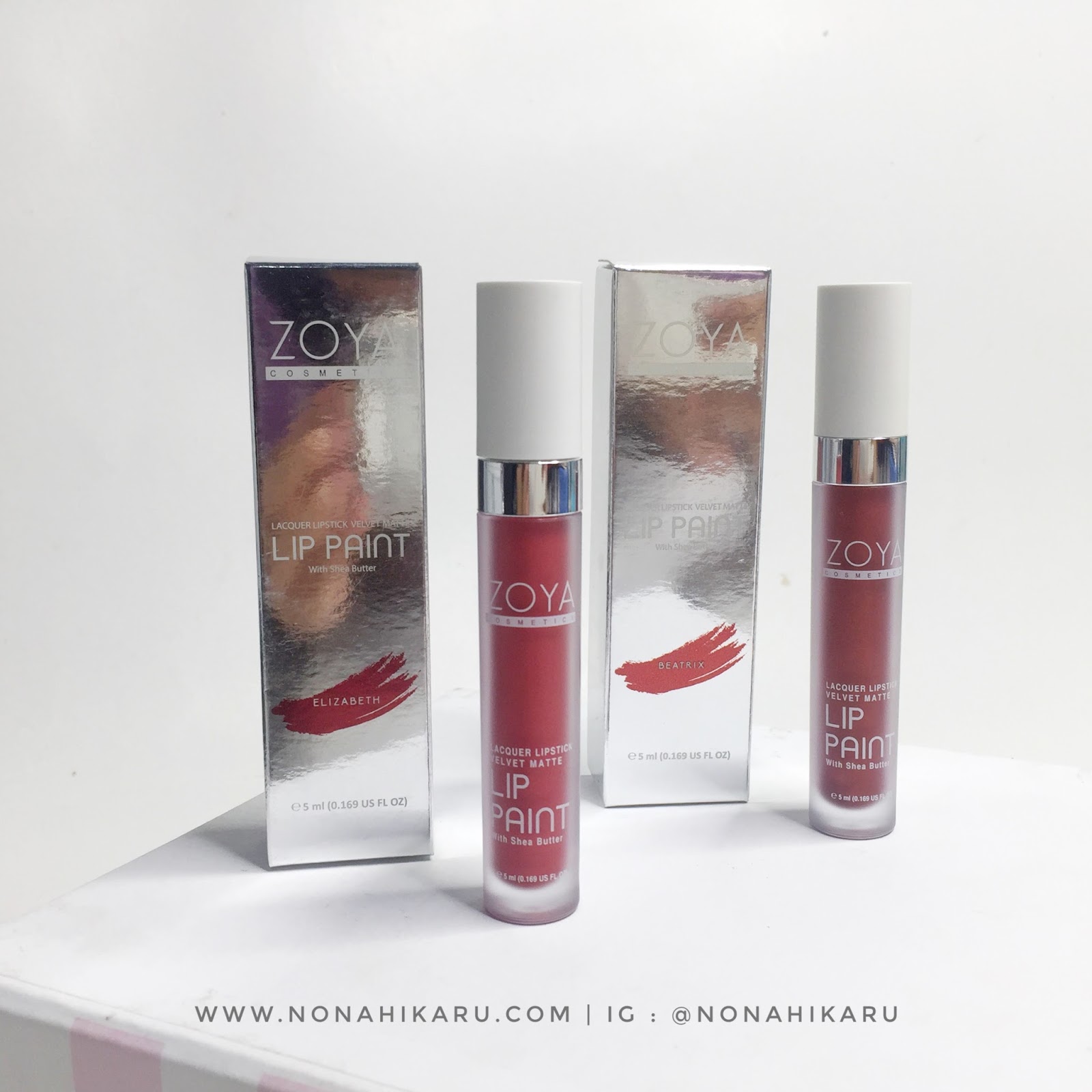 REVIEW : ZOYA COSMETICS NEW LIMITED LIP PAINT - METALLIC SERIES ...