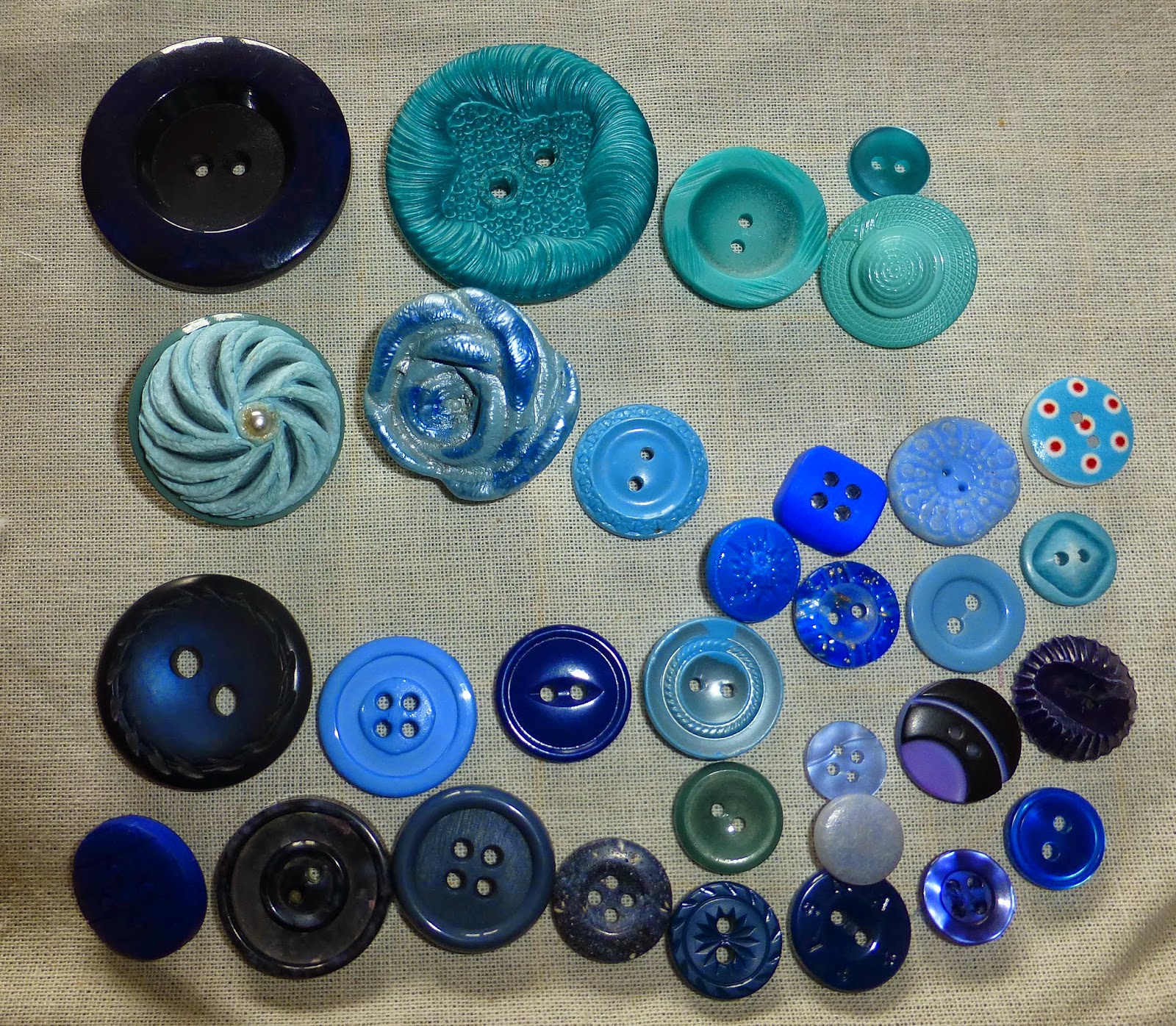 Quiltstickan: Knappsamling!