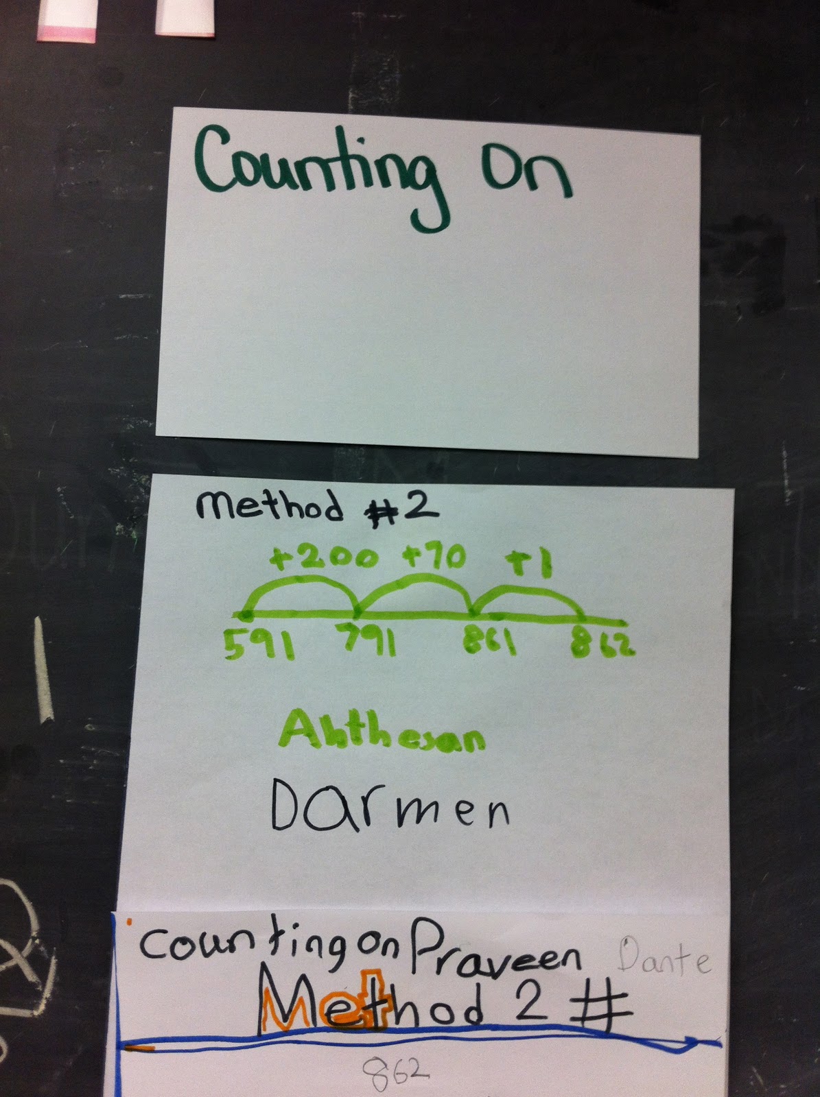 Thinking of Teaching: Addition and Subtraction Strategies Math Huddle ...