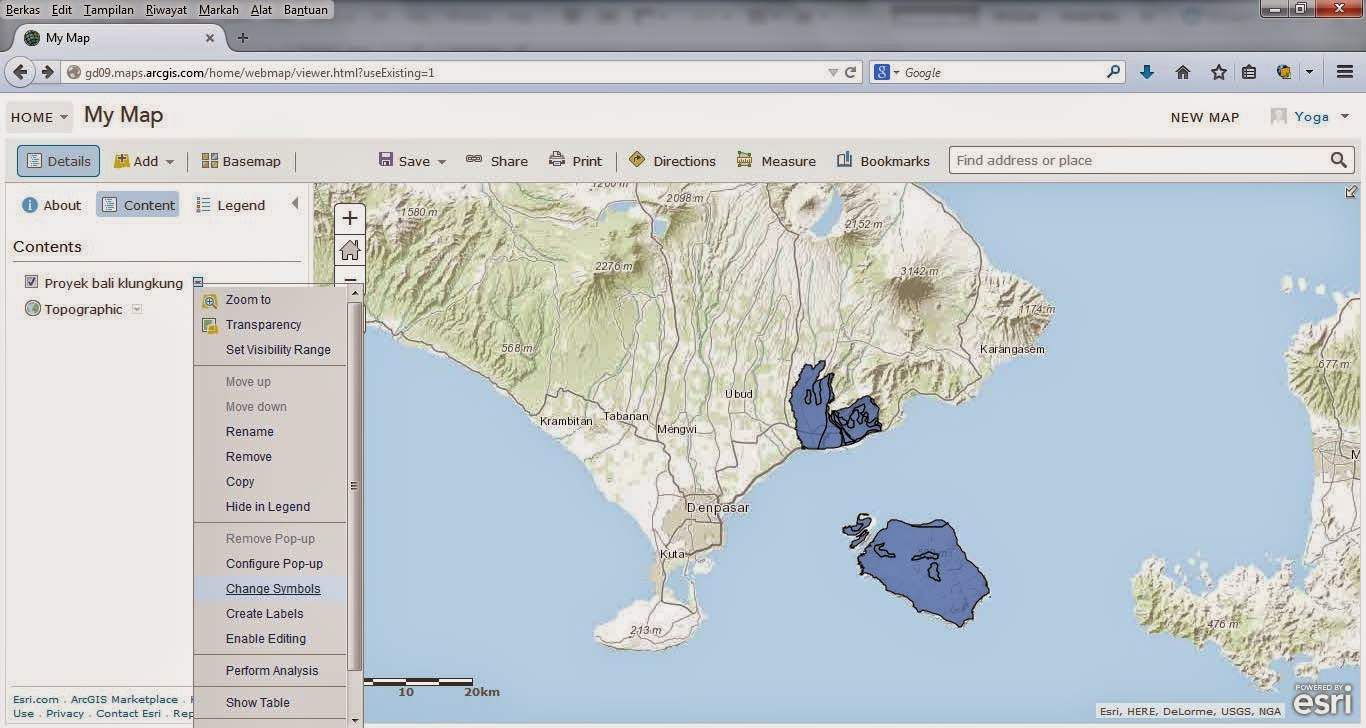 Membuka Shapefile (shp) dengan ArcGIS Online ~ Air Itu Mengalir
