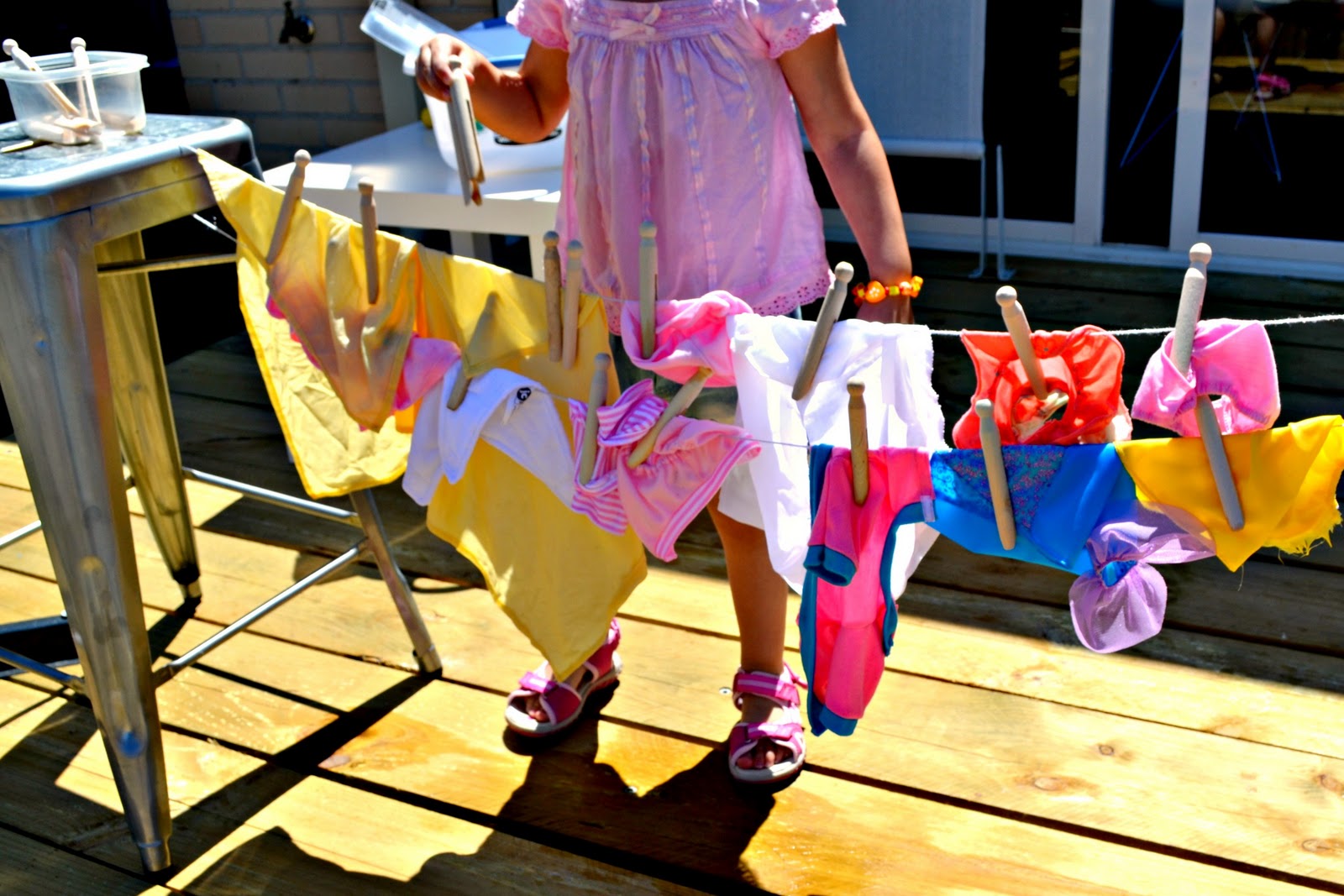Happy Little Munchkins: Never Too Early To Learn: Washing Clothes