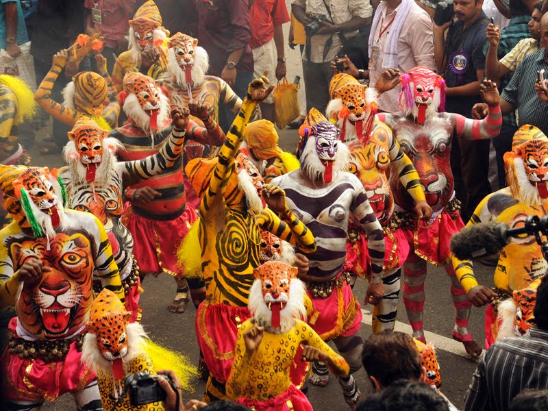 All Festivals Blog: Great Dance - Tiger Dance in India