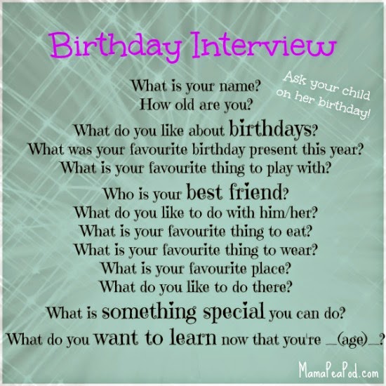 Mama Pea Pod: {Birthday Interview: Sweet Pea, Age 3}