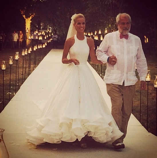 Red Carpet Wedding: Carolina Gonzalez-Bunster and Stefano Bonfiglio ...