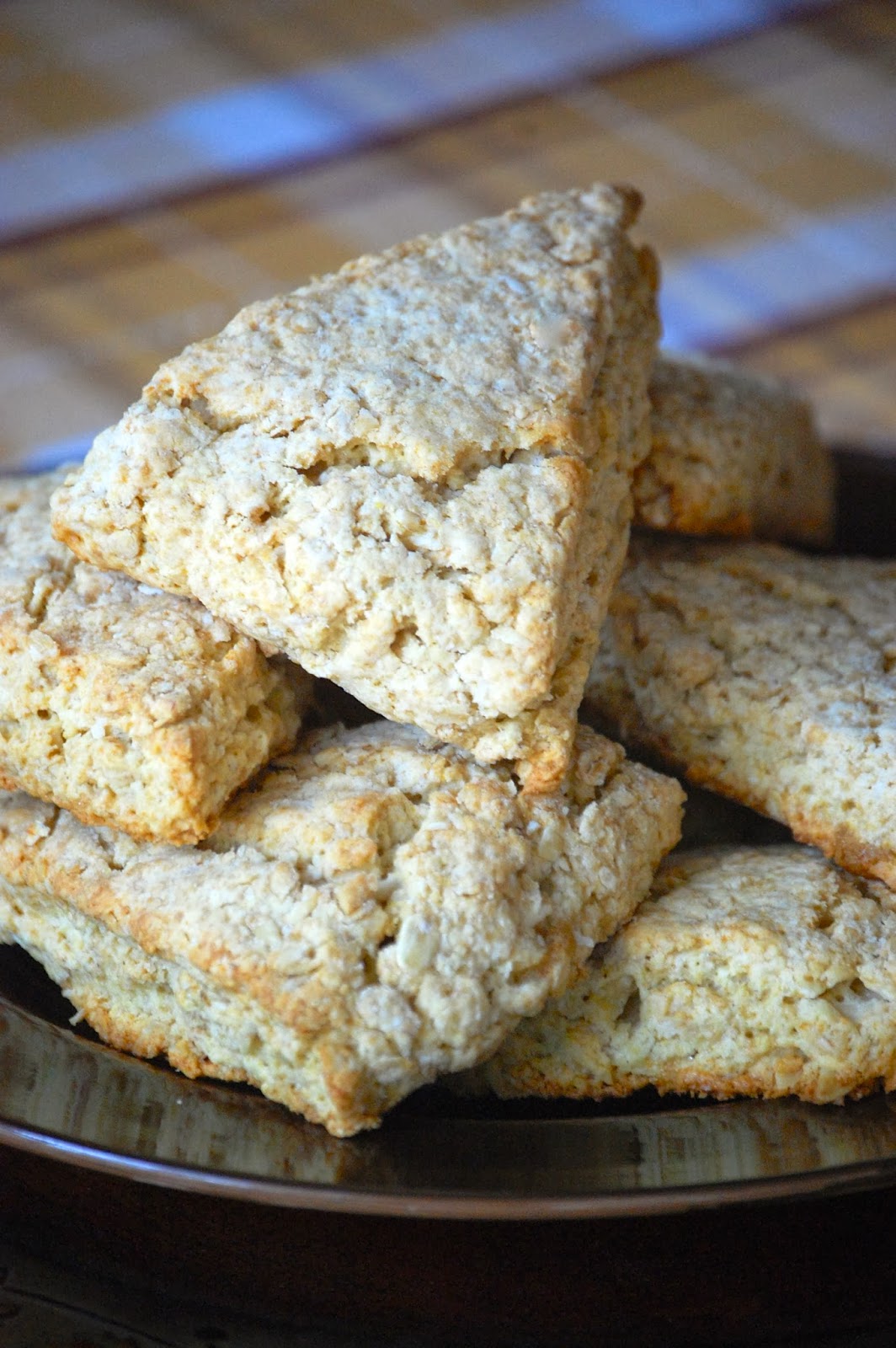 Heritage Schoolhouse: Maple Oat Scones with Maple Cinnamon Glaze