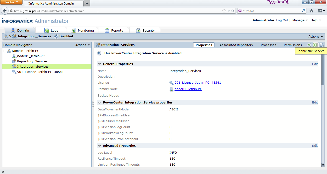Oracle BIEE & Informatica: Informatica 9.0.1 Installation with screen ...