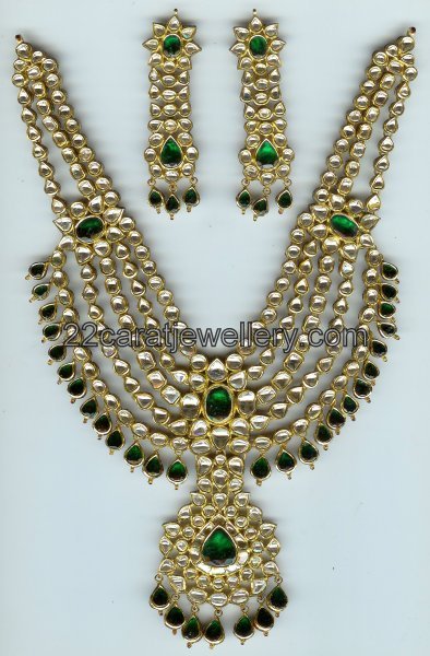 Polki Long Chains 2 - Jewellery Designs
