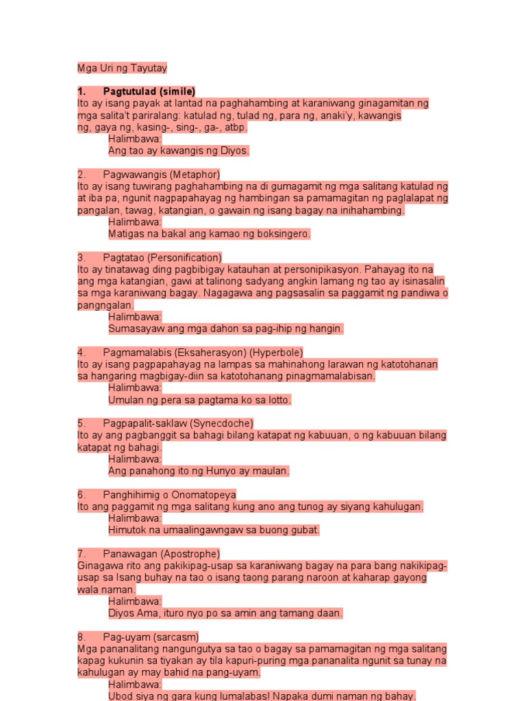 halimbawa ng personipikasyon - philippin news collections