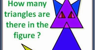 How Many Triangles Counting Picture Puzzle
