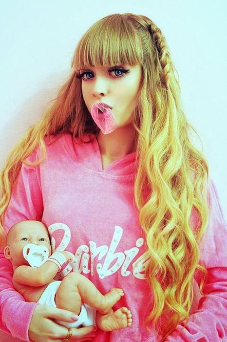 “Russian Barbie Girl” shows off her doll-like features Life Time ...