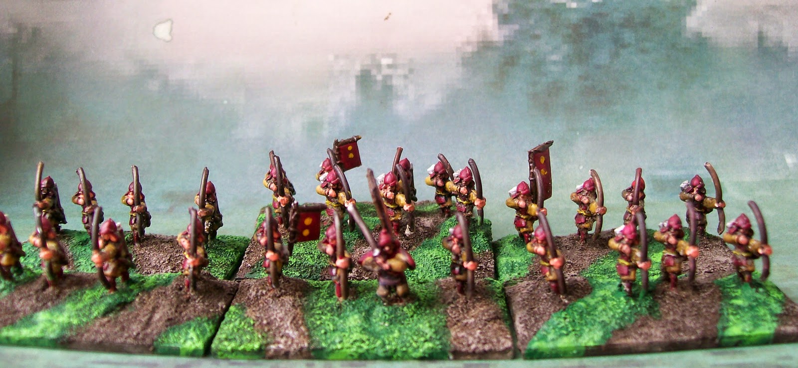 ANYTHING BUT A ONE!: Samurai Red Bowmen.