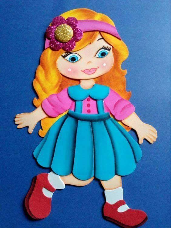 Bonecas e EVA - Ver e Fazer