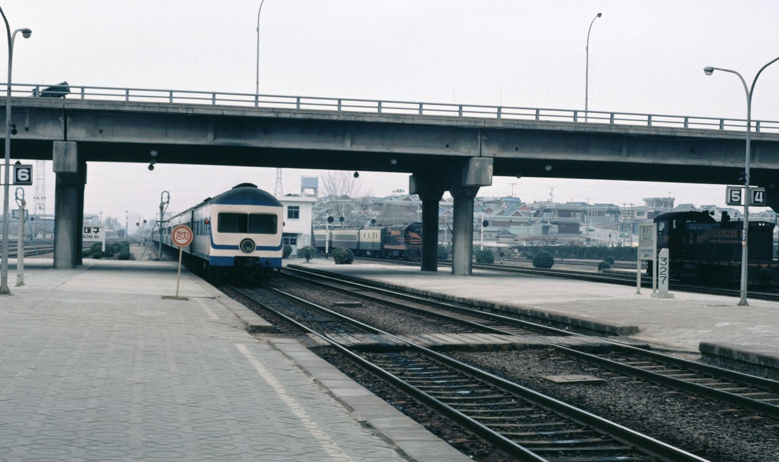 Train Trip, Busan-Daegu, Korea, March 1981