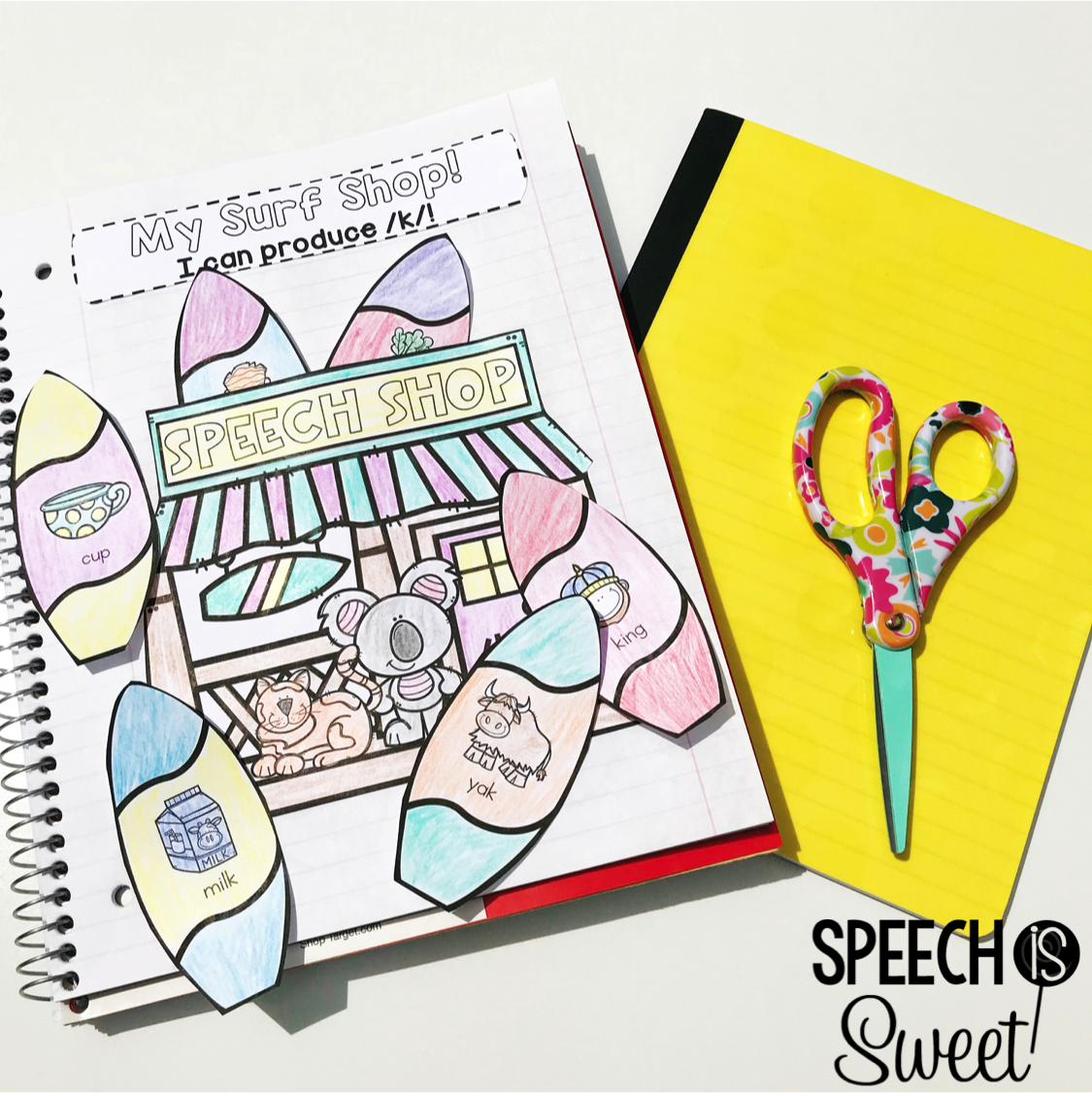 Summer Interactive Articulation Notebooks - Speech is Sweet