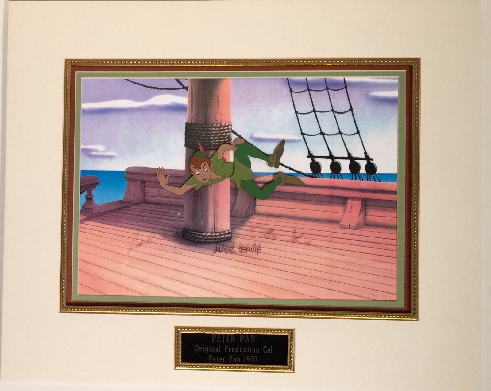 Animation Collection: Original Production Animation Cel of Peter Pan ...