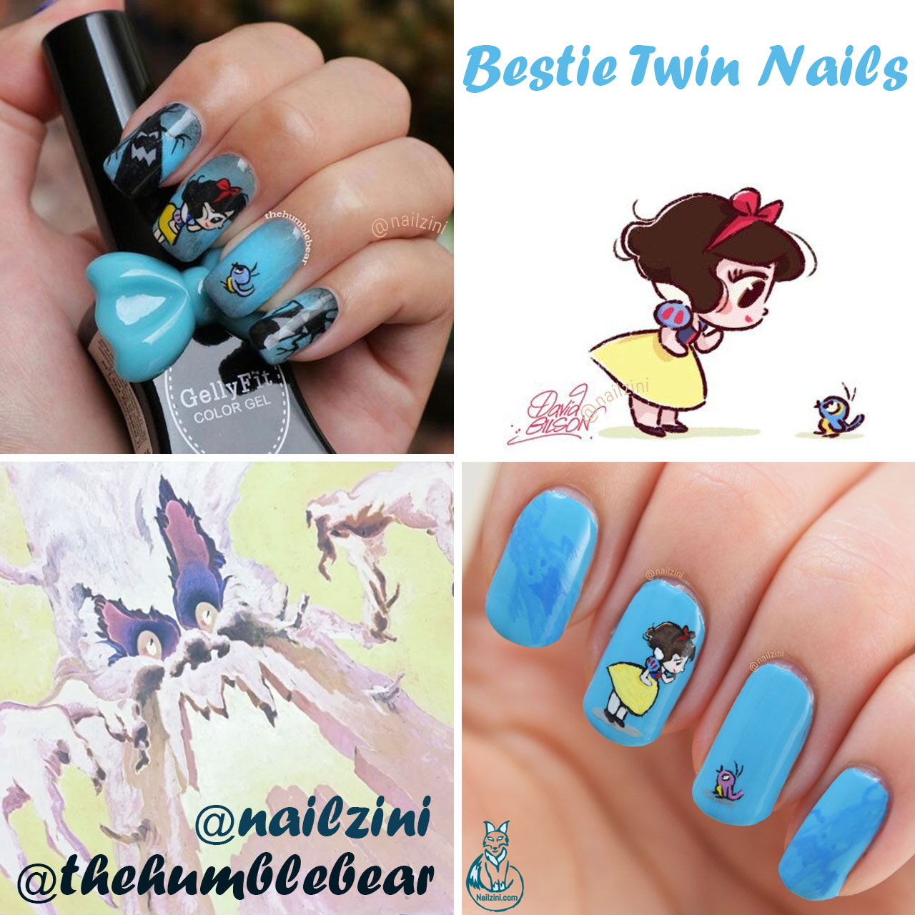 Snow White Nail Art | Nailzini: A Nail Art Blog