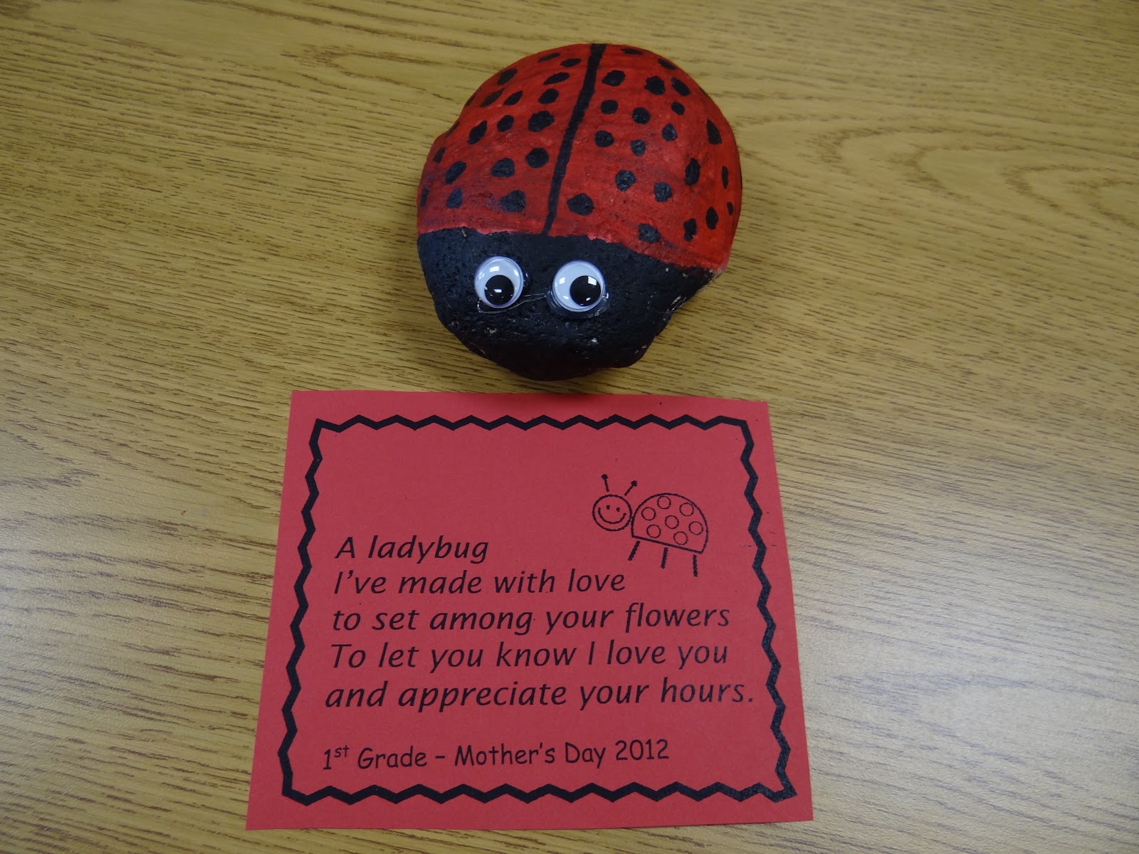 What Happens In First....Stays in First!: Mother's Day Project - Rock ...