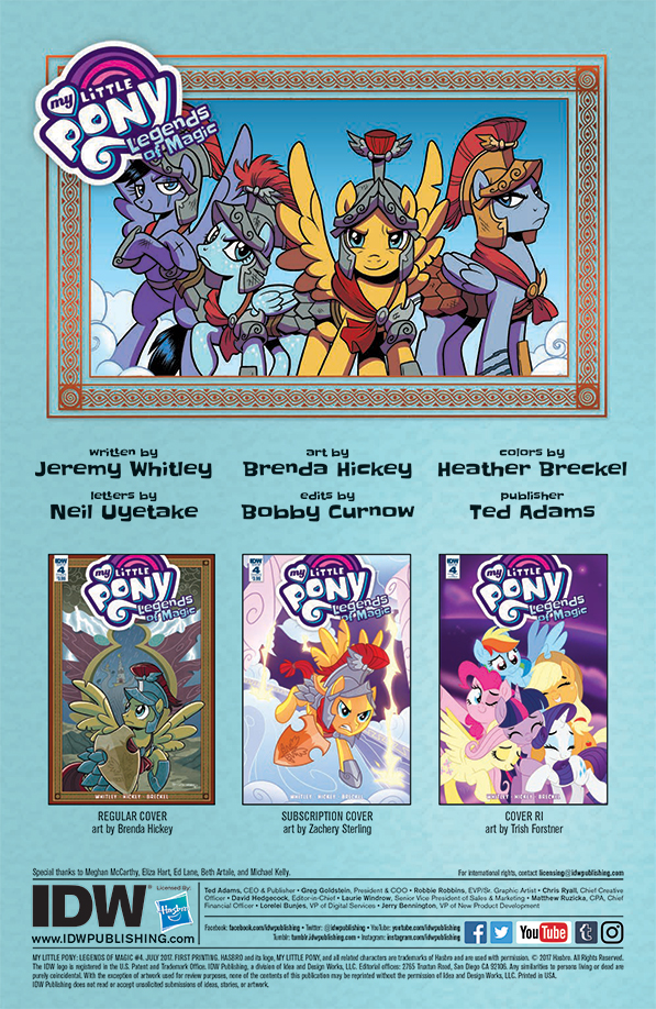 Equestria Daily - MLP Stuff!: Legends of Magic Issue #4 - Extended ...