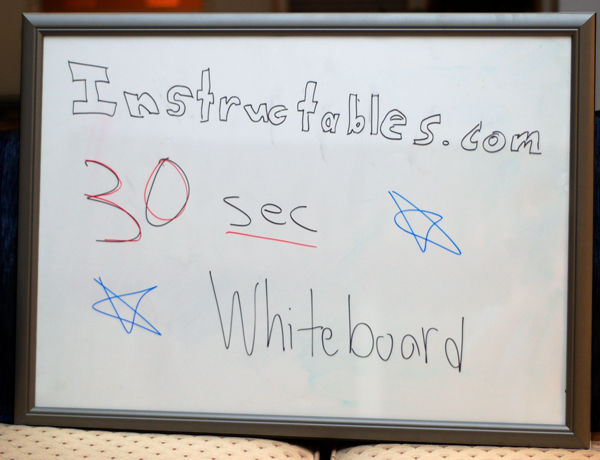 Make a 30 Second Whiteboard | Find My DIY