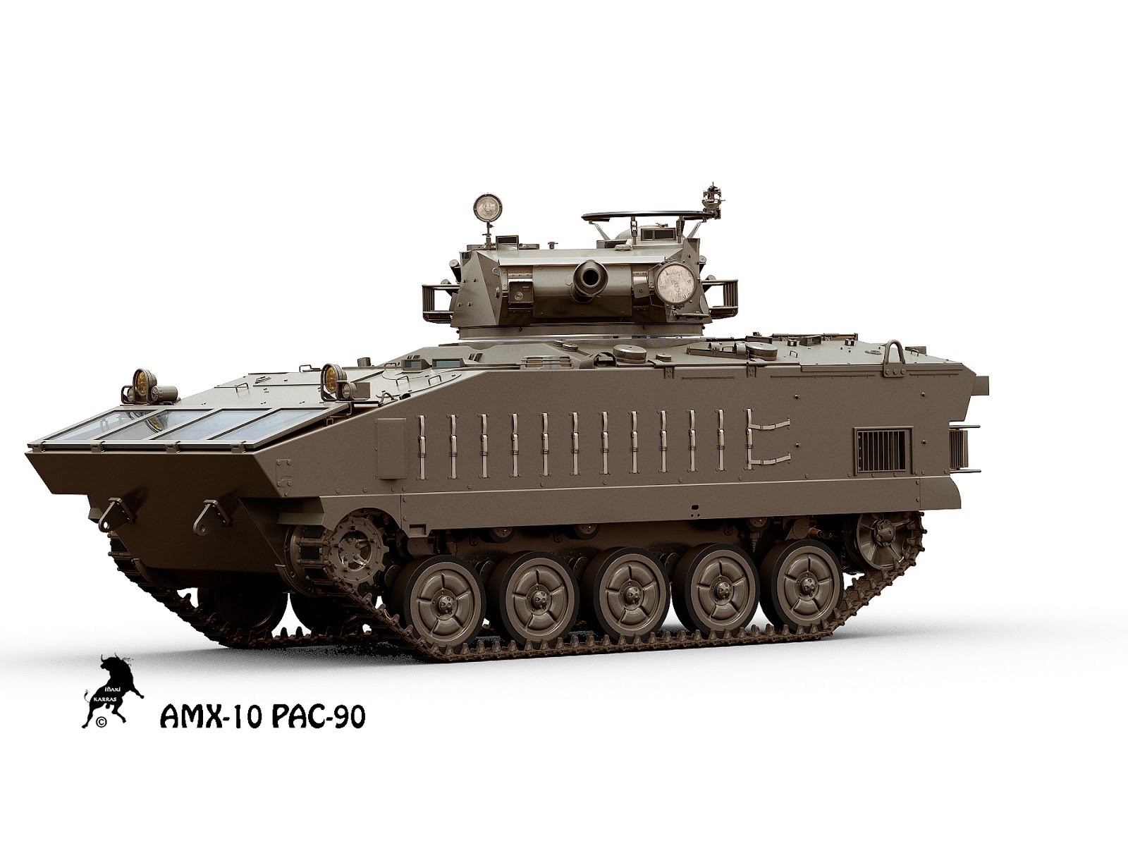 Modelos 3D: AMX-10P