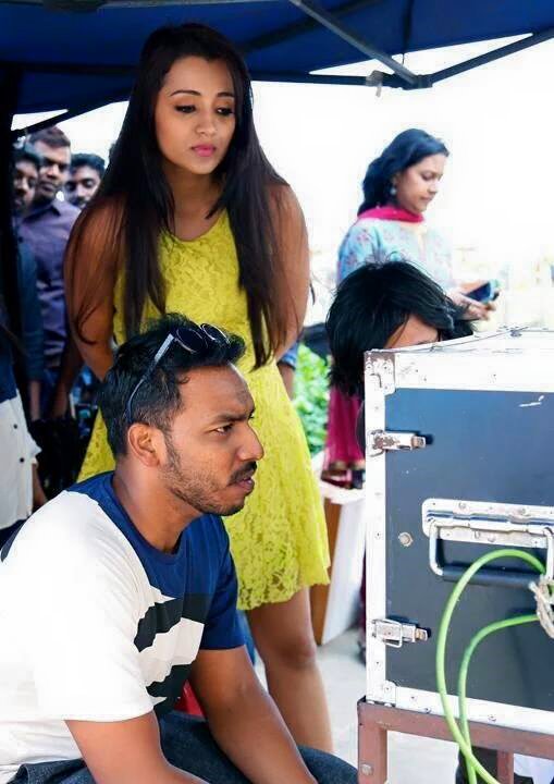 Trisha New Ad Working Stills - Latest Movie Updates, Movie Promotions ...