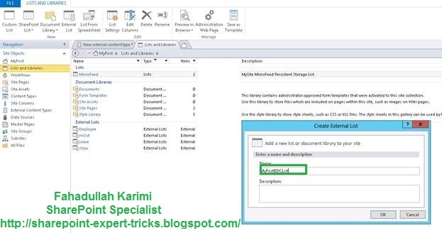 SharePoint Tips and Tricks: Create External list using Business Data Connectivity in SharePoint 2013