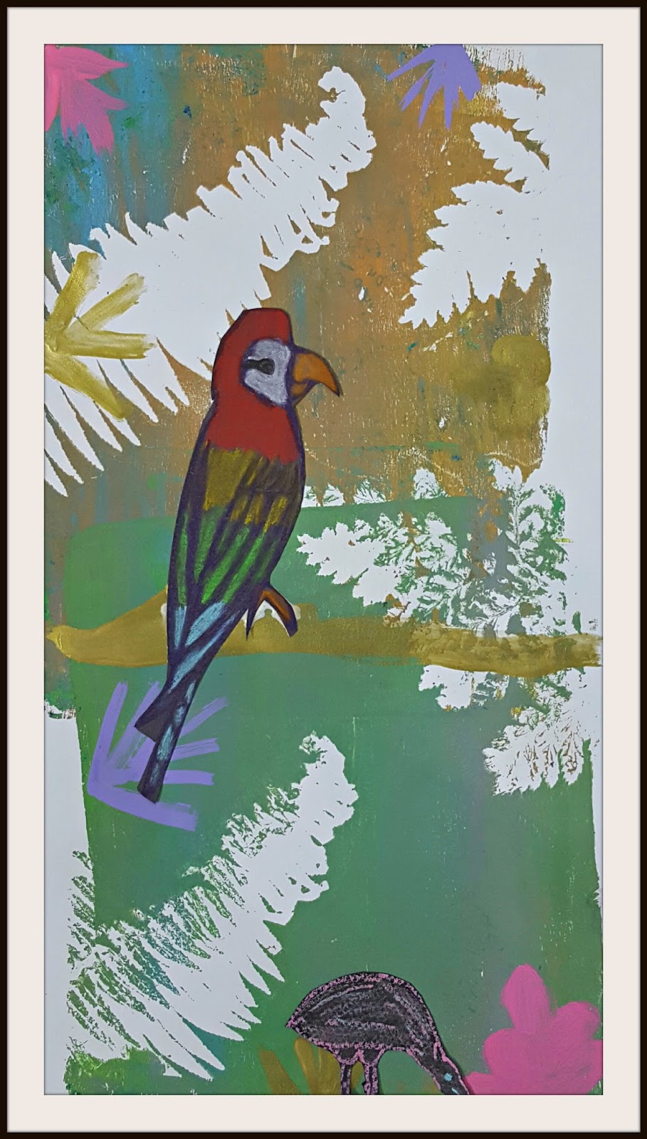 MaryMaking: Mixed Media Bird Collages