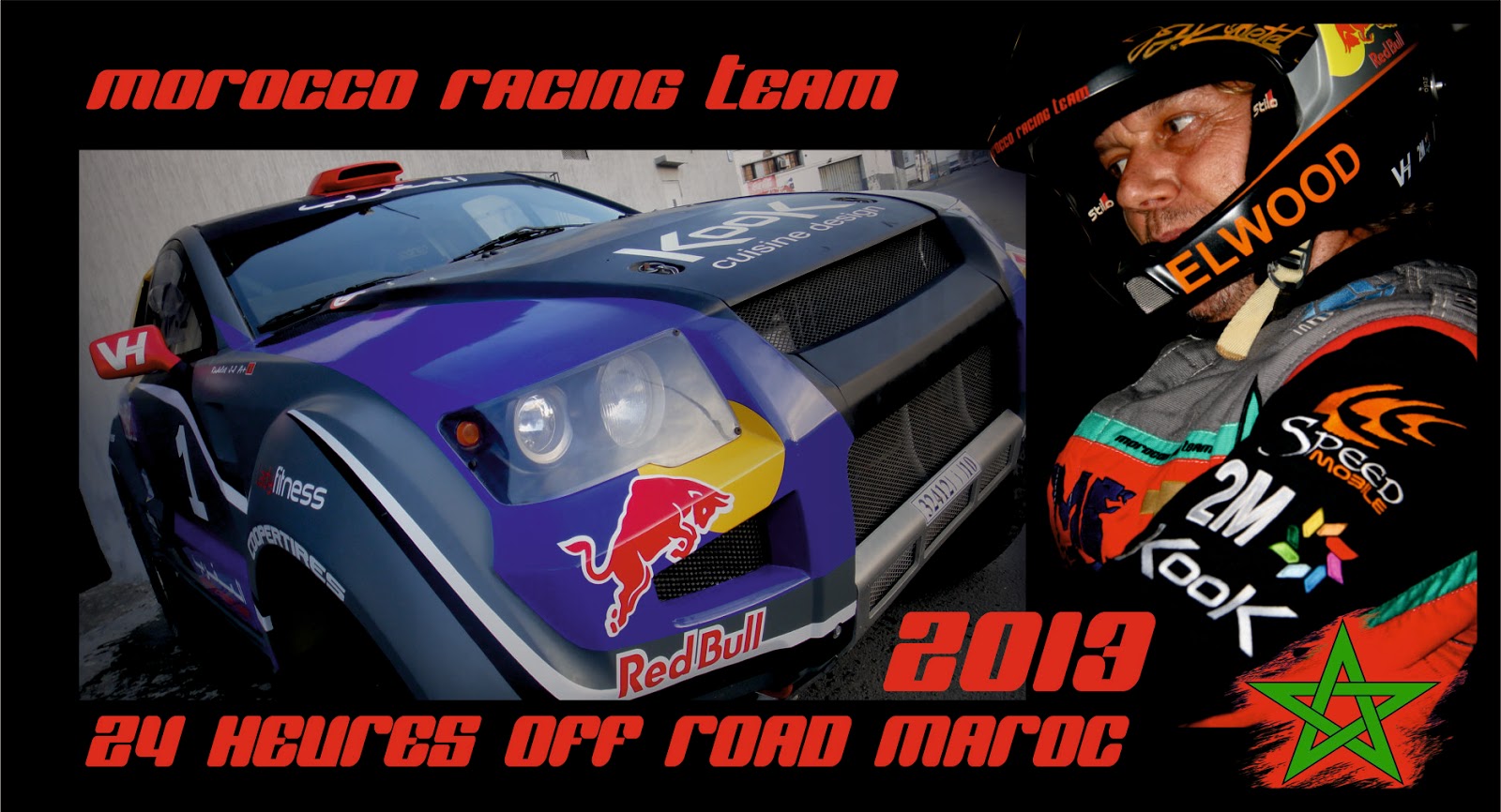 Red Bull Maroc partenaire du Morocco Racing team: 24H Off Road Maroc 2013