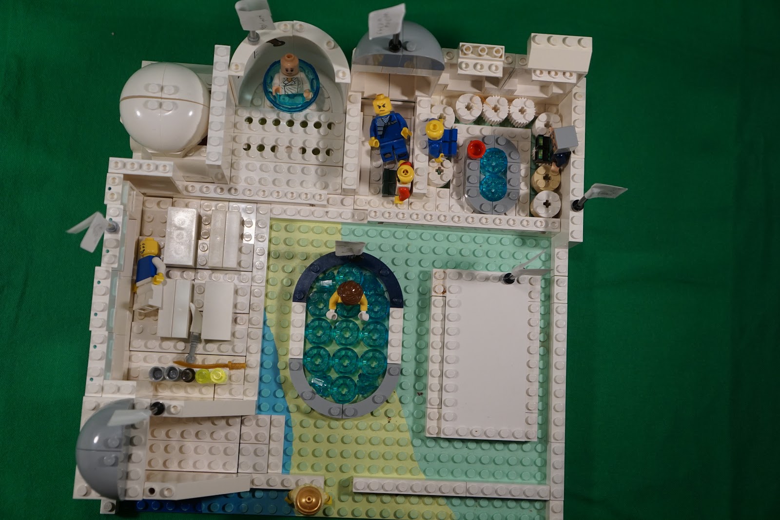 Roman bathhouse - Lego model